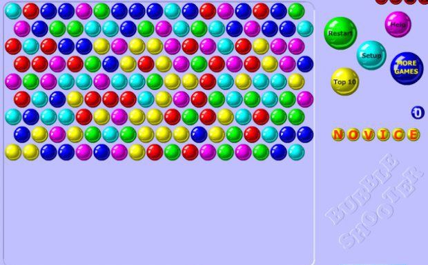 Renkli Toplar Bubbles Oyunu